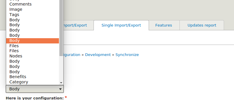 Add Bundle name to the drop-down while exporting a field using Single export [#2528206] | Drupal.org